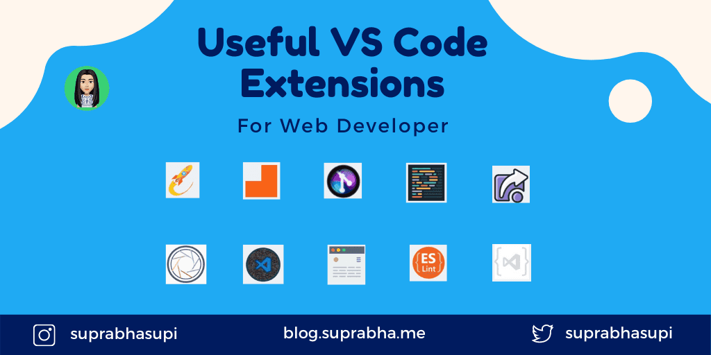 10 VS Code Extensions for FrontEnd Engineer | Suprabha's Blog