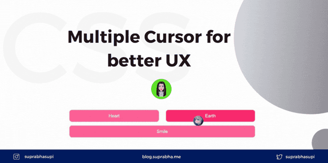 Changing Cursor with CSS for better UX | Suprabha's Blog